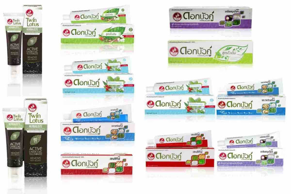 Wholesale market for Thai quality products TWIN LOTUS Toothpastes with ...
