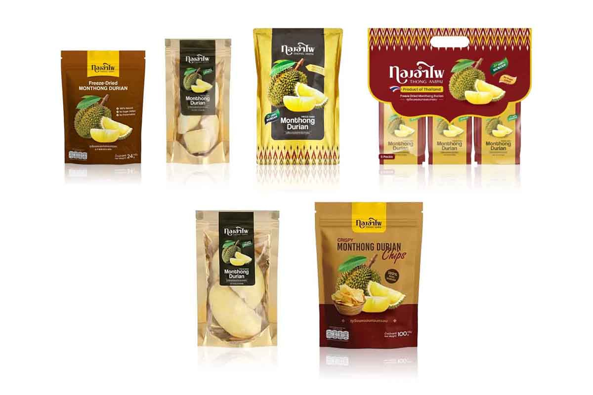 Wholesale market for Thai quality productsTHONG AMPAI Crispy Durian ...