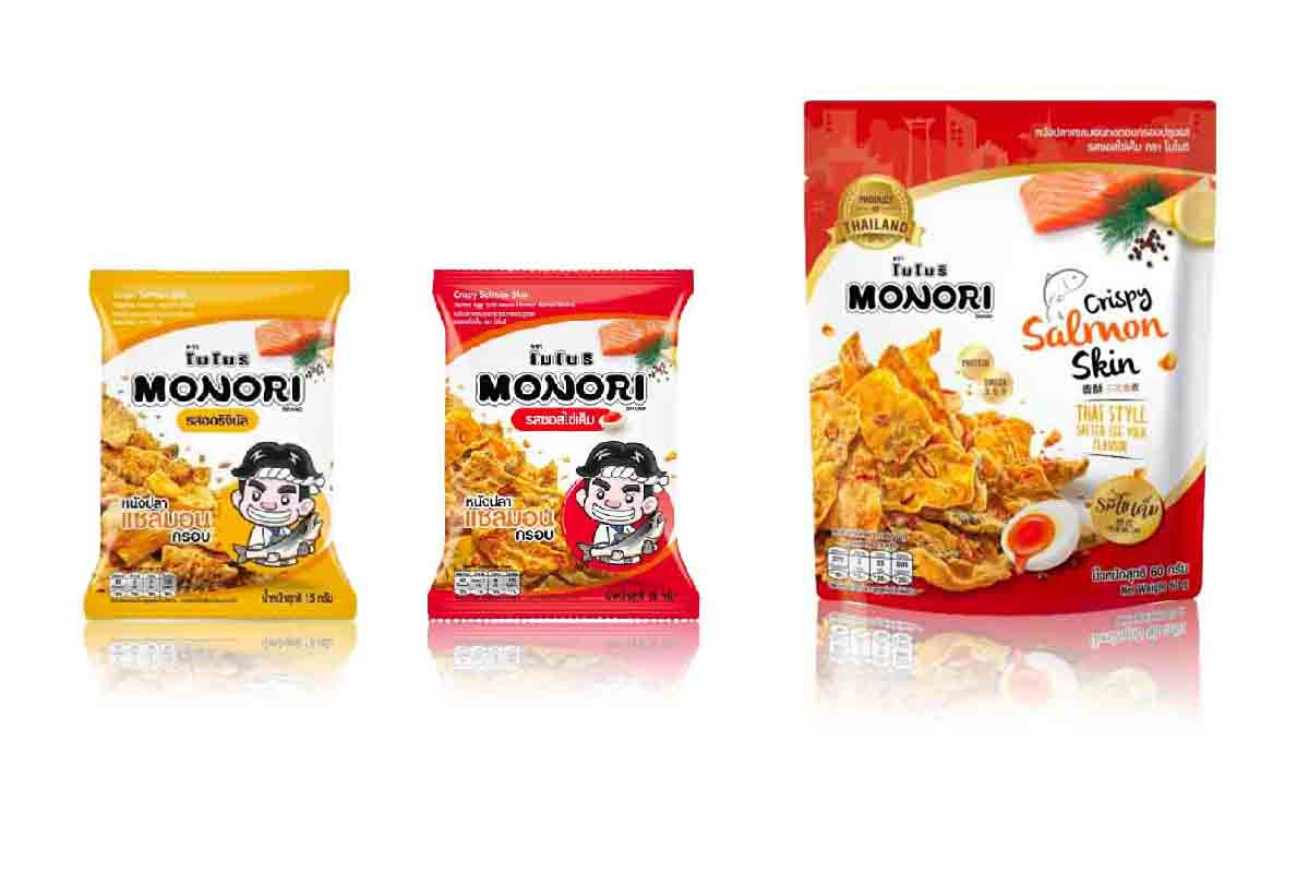 Wholesale market for Thai quality productsMONORI Crispy Salmon Skin ...