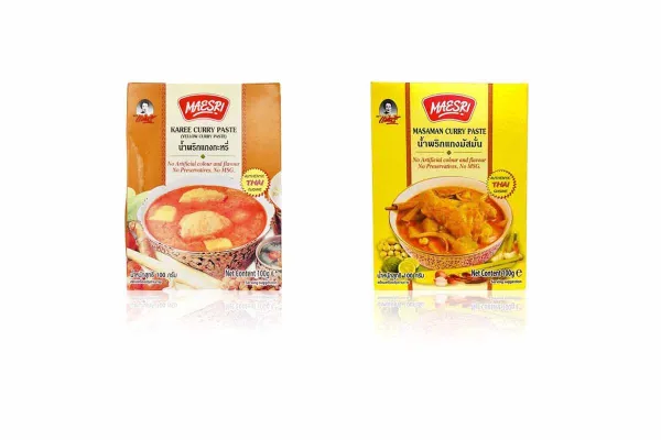 Wholesale market for Thai quality productsMAESRI Curry Paste Pouches ...
